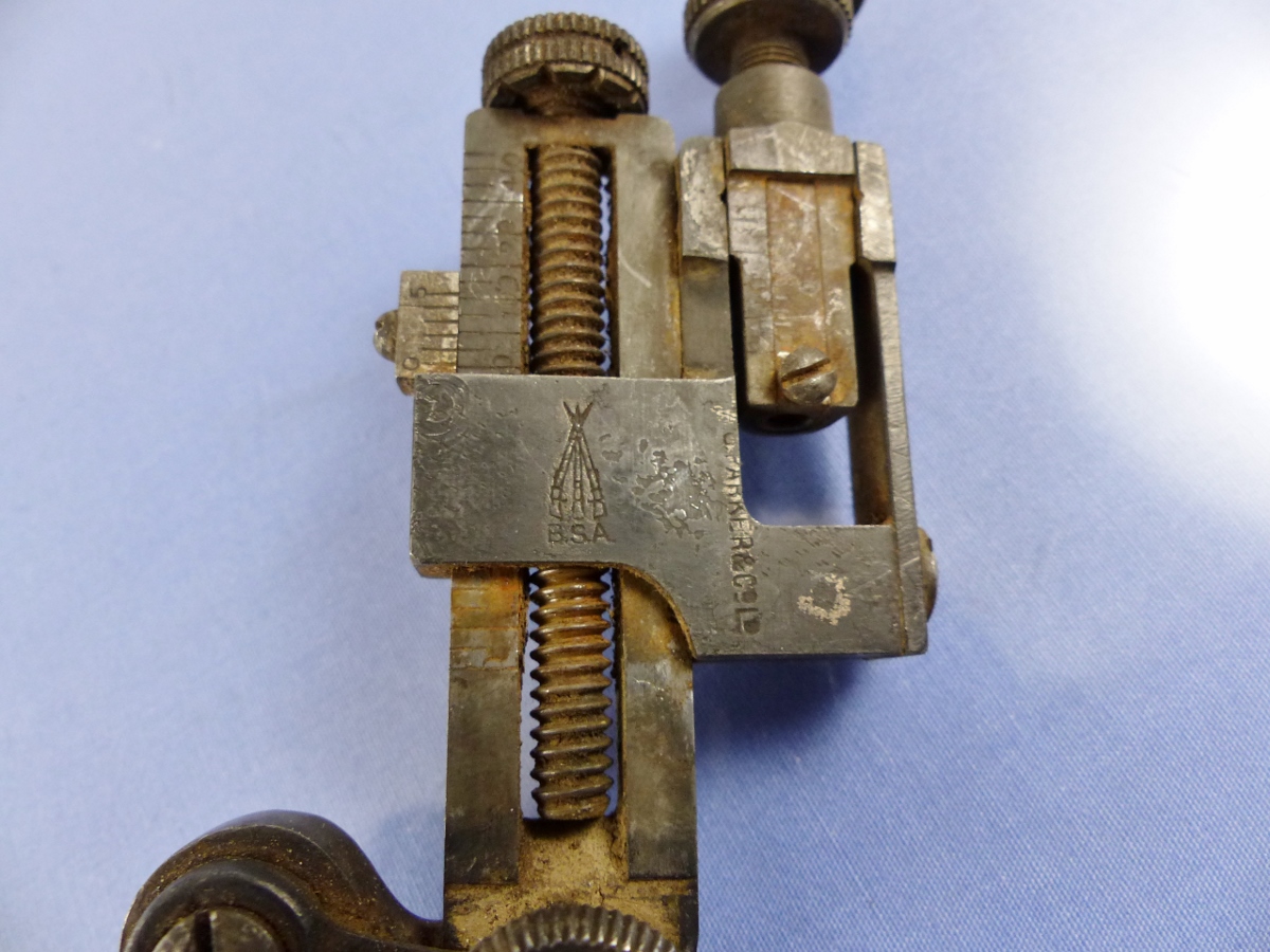 A G PARKER BSA No 9 APERTURE SIGHT FLIP UP WORKING CONDITION - Bob's ...