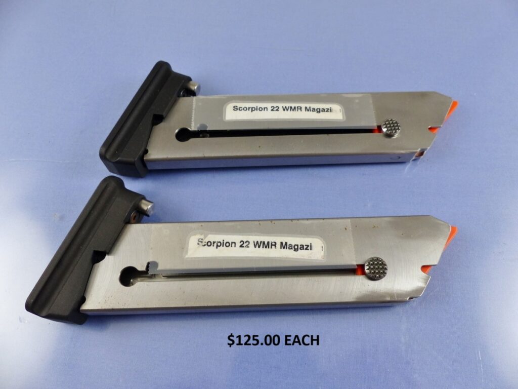 VOLARIARTSEN SCORPIAN VC22SN-M MODEL MAGAZINE 22 MAGNUM 9RD STAINLESS ...