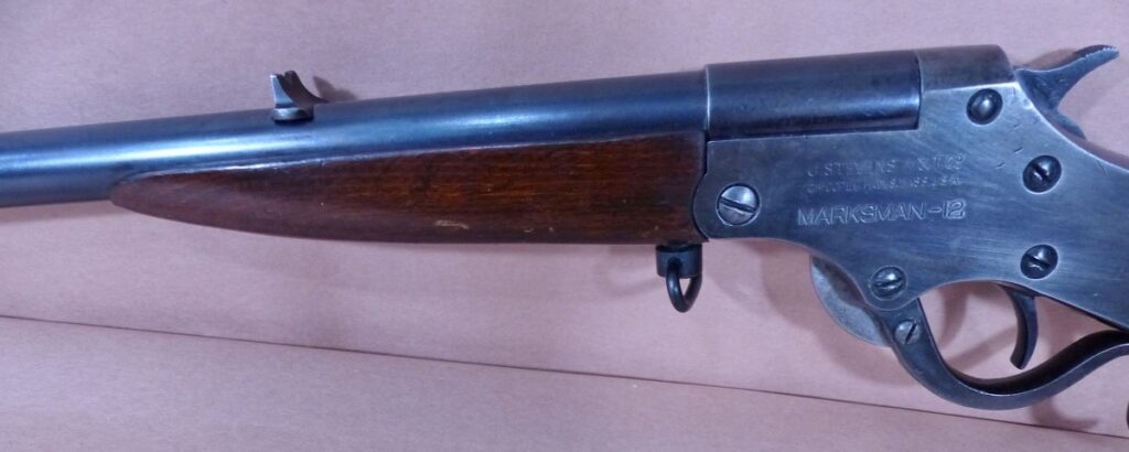 J STEVENS A&T CO CHICOPEE MARKSMAN-12 RIFLE IN 25 STEVENS RIMFIRE ...