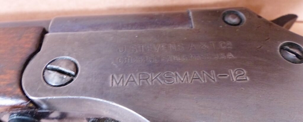 J STEVENS A&T CO CHICOPEE MARKSMAN-12 RIFLE IN 25 STEVENS RIMFIRE ...