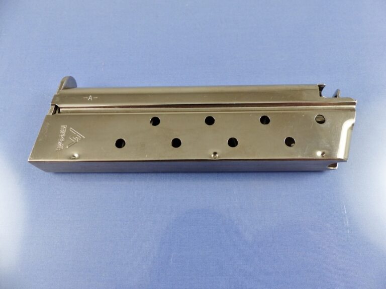 COLT BROWNING SPRINGFIELD 1911 MODEL MAGAZINE MEC-GAR 9MM 9RD STAINLESS ...